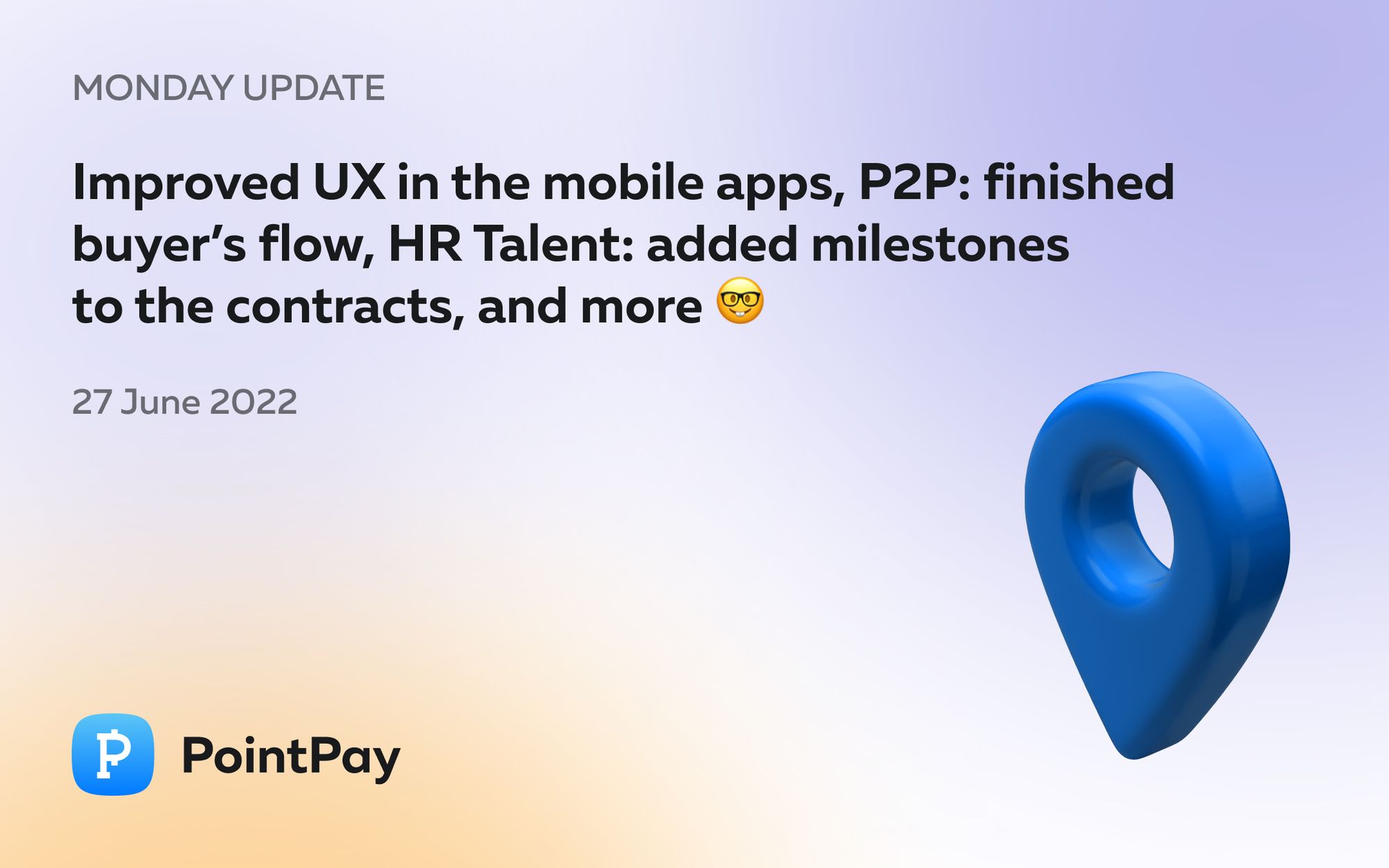 Monday update from PointPay
