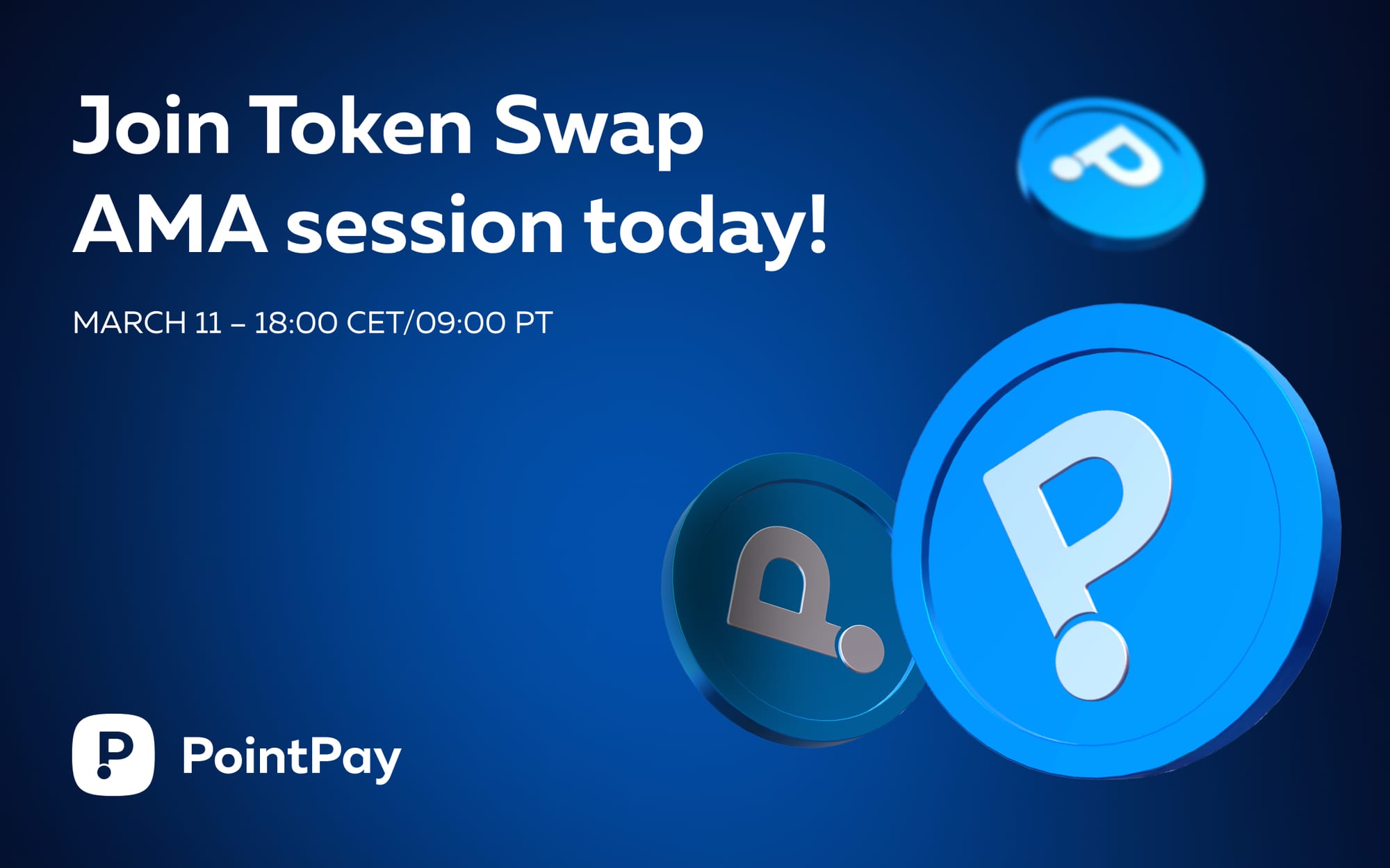Token Swap AMA session reminder!