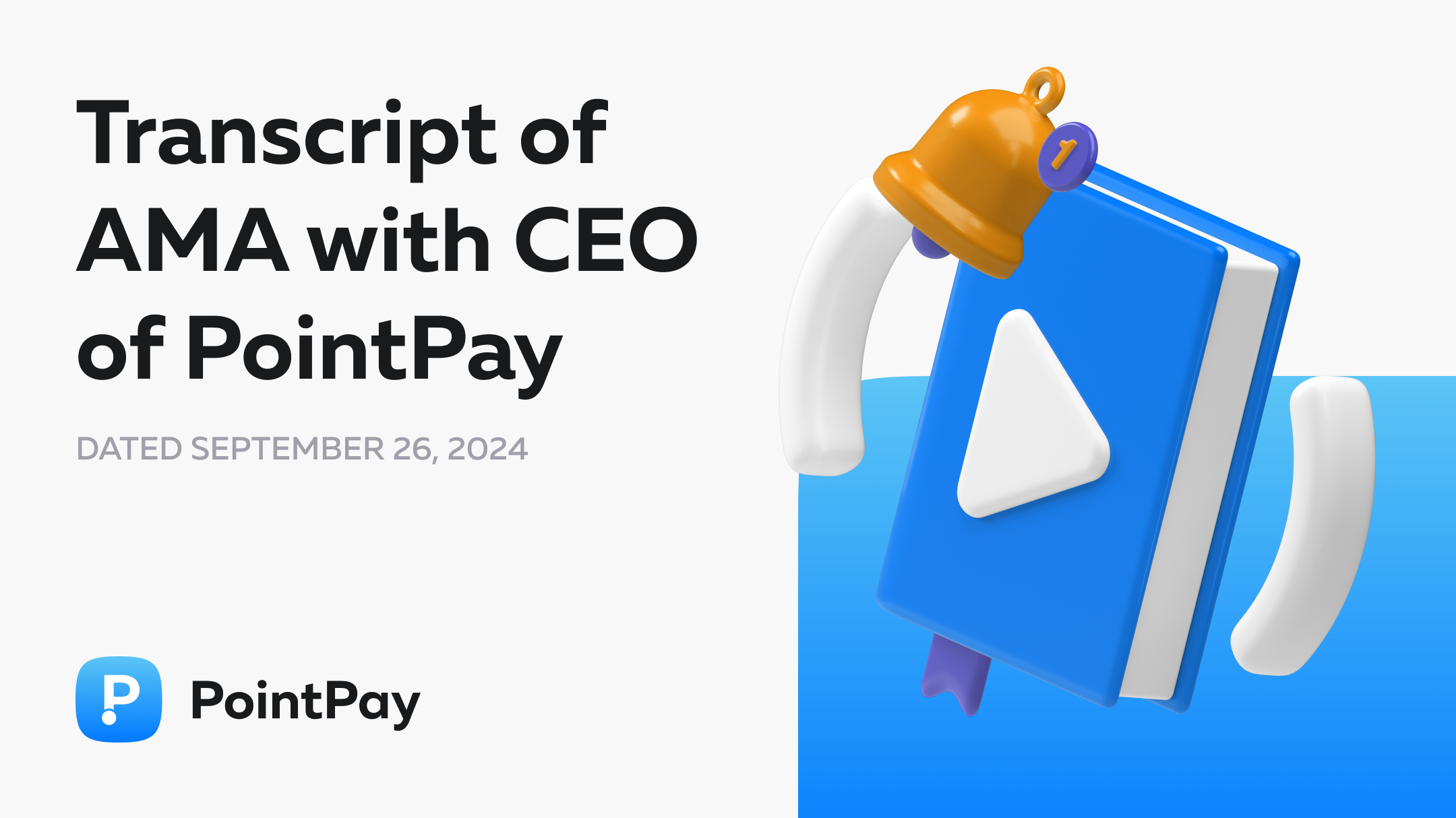 Transcript of AMA with CEO of PointPay – Vladimir Kardapoltsev ...